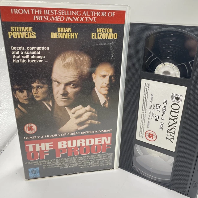 THE BURDEN OF Proof VHS Video Brian Dennehy Odyssey £9.95 - PicClick UK
