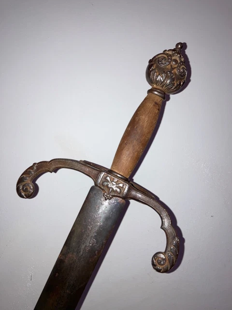 A RARE ANTIQUE cerimonial sword rapier XVII EUR 760,89 - PicClick DE