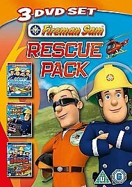 FIREMAN SAM: RESCUE Pack DVD (2012) Fireman Sam cert U 3 discs Amazing ...