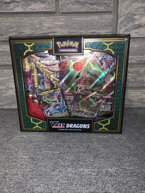 RAYQUAZA & DURALUDON VMAX Dragons Premium Collection Box - SEALED ...