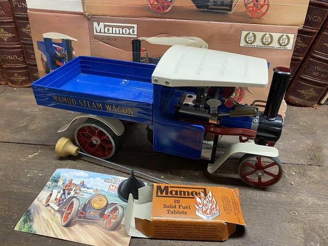 UNUSED LIVE STEAM Mamod SW1B Lorry/ Wagon Blue Model Engine Toy £135.00 ...