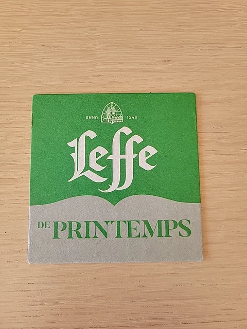 SOUS BOCK BIERDECKEL bierviltje coaster LEFFE DE PRINTEMPS, LEFFE ...