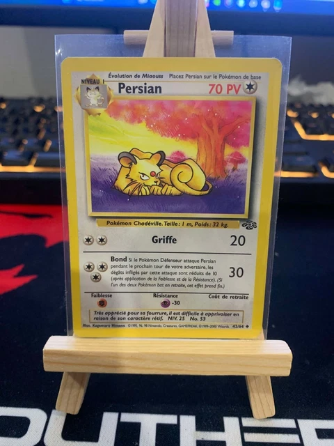 CARTE POKÉMON PERSIAN 42/64 Jungle Wizards FR EUR 2,12 - PicClick FR
