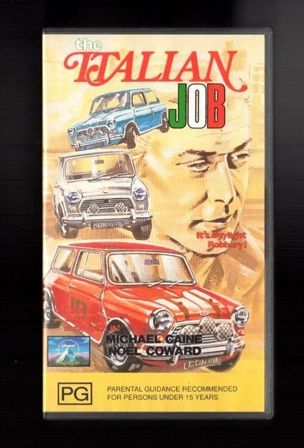 THE ITALIAN JOB 1968. VHS Video. VGC. $12.90 - PicClick AU