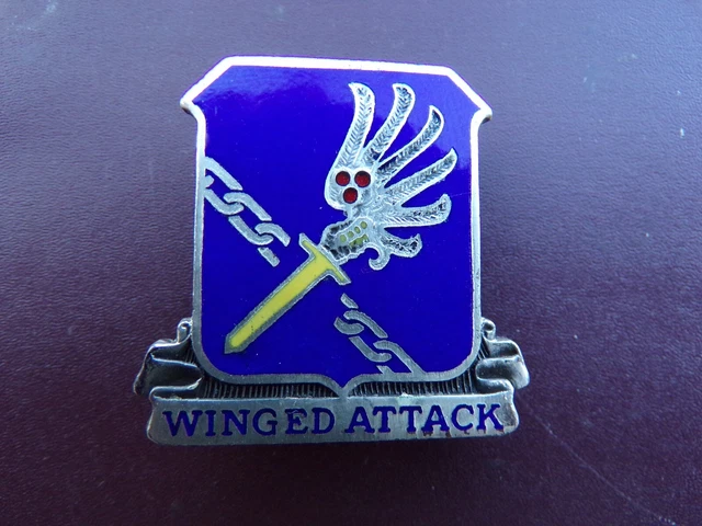 WWII US ARMY 188th Airborne Glider Infantry Crest Badge Unit Rare DI ...