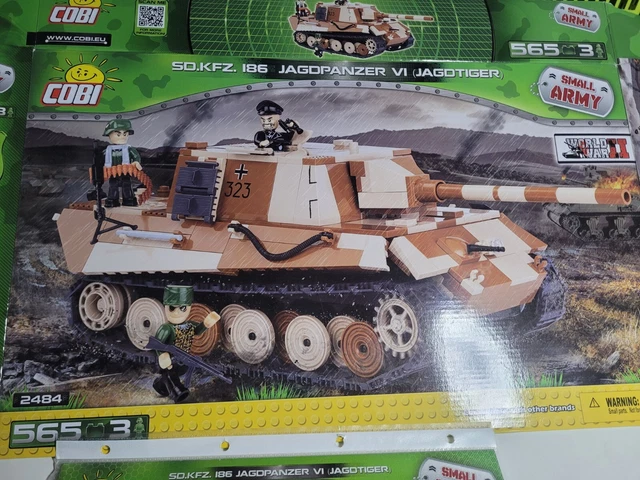 COBI 2484 SD.KFZ.186 Jagdpanzer VI Jagdtiger 1. Version. selten top ...