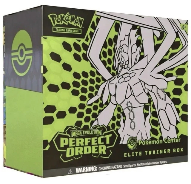 POKÉMON TCG: MEGA Evolution-Perfect Order Pokémon Center ETB PRESALE £ ...