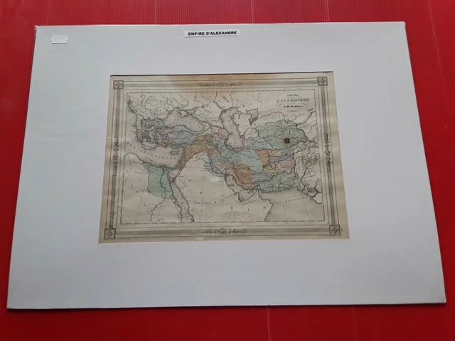 CARTE ANCIENNE DE L' EMPIRE D'ALEXANDRE DUFOUR encadrée EUR 13,00 ...