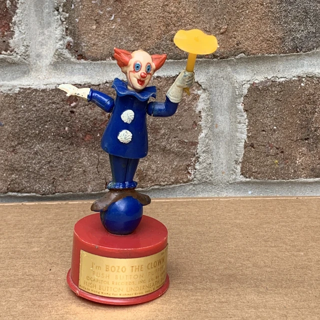 1960'S WORKING BOZO The Clown Push Button Puppet By Kohner Bros £13.34 ...