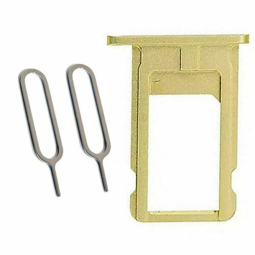 GOLD SIM TRAY Card Holder Plus 2 Eject Pins For iPhone 6S Plus £1.99 ...