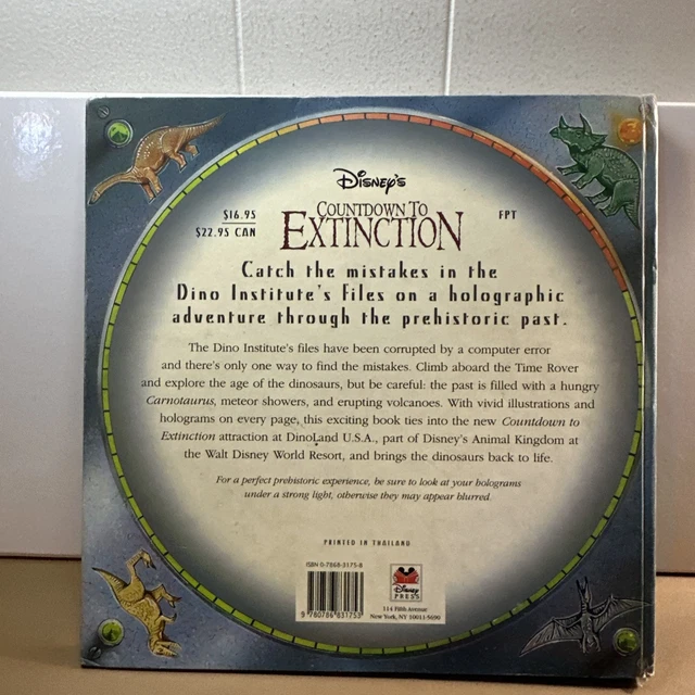 COUNTDOWN TO EXTINCTION : A Hologram Adventure to Prehistoric Times by ...