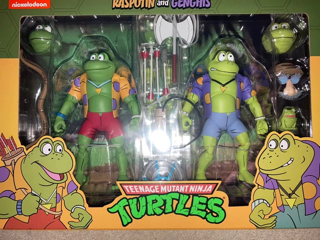 NEW GENUINE NECA Teenage Mutant Turtles Punk Frogs Genghis & Rasputin ...