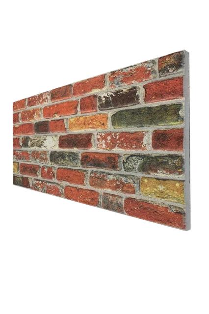 PANNELLI DA PARETE in mattoni 3D polistirolo effetto mattoni ...