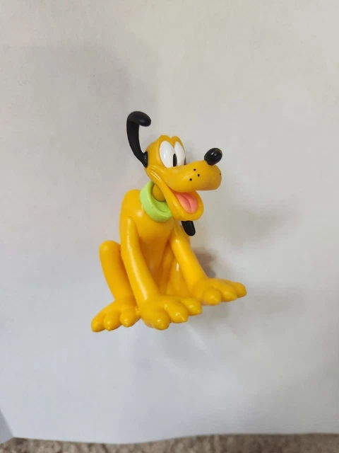 DISNEY CLASSIC PLUTO PVC Yellow Dog Figure Figurine Birthday Cake ...