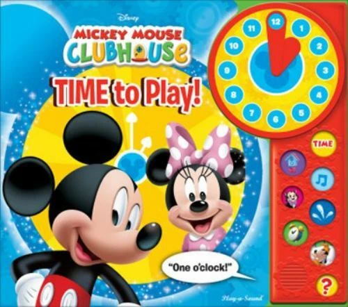 DISNEY MICKEY MOUSE Clubhouse - Time to Play! Learn to Tell Time Sound ...