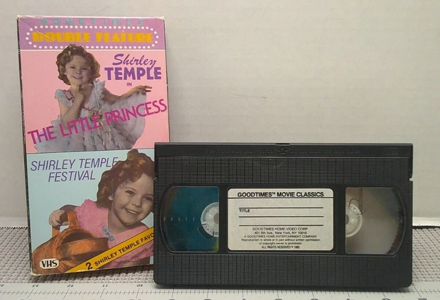 SHIRLEY TEMPLE DOUBLE Feature VHS 1985 The Little Princess Festival ...