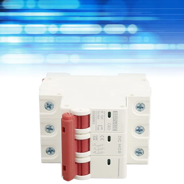 3P CIRCUIT BREAKER Overload Protection Switch 6000A High Breaking DIN ...