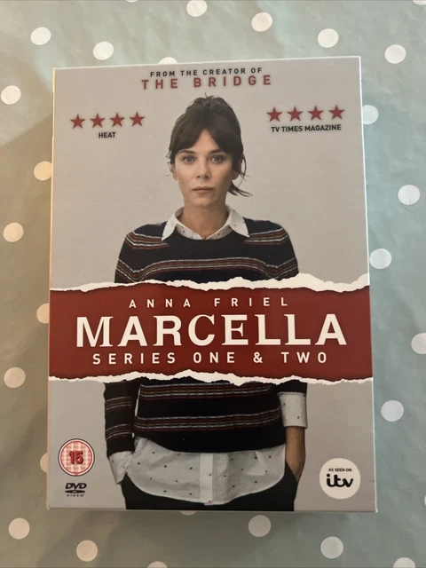MARCELLA: SERIES ONE & Two [15] DVD Box Set - Anna Friel R2 Free P&P ...