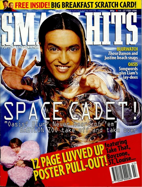 SMASH HITS 1996 Jas Mann Babylon Zoo Tony Mortimer Zoe Ball Colin ...