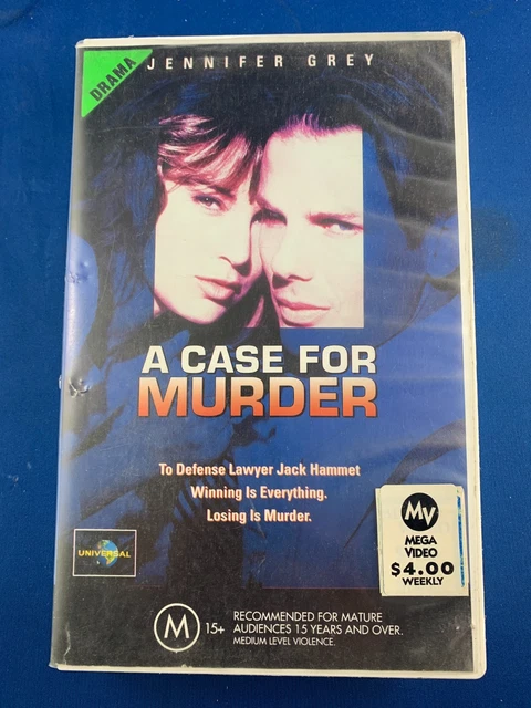 A CASE FOR Murder - TV Movie (Universal CIC Home Video VHS, 1993 ...