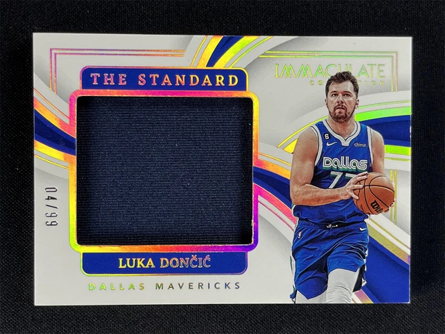 2022-23 PANINI IMMACULATE Luka Doncic The Standard Game Used Jersey ...