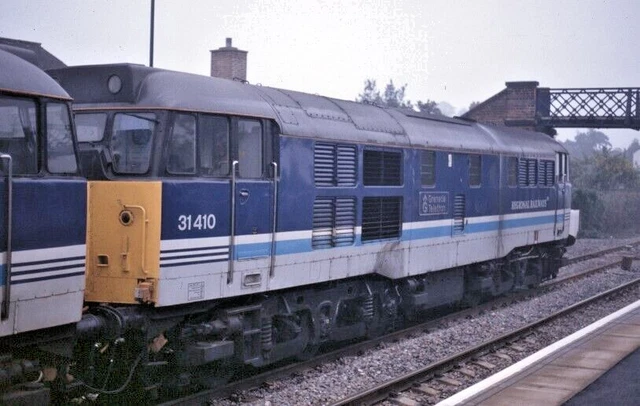 35MM SLIDE BR British Railways Diesel Loco Class 31 31410 Leominster ...