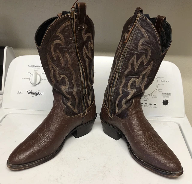 *VINTAGE DAN POST Men’s 9D Boots Cowboy Western Exotic Leather 779494 ...