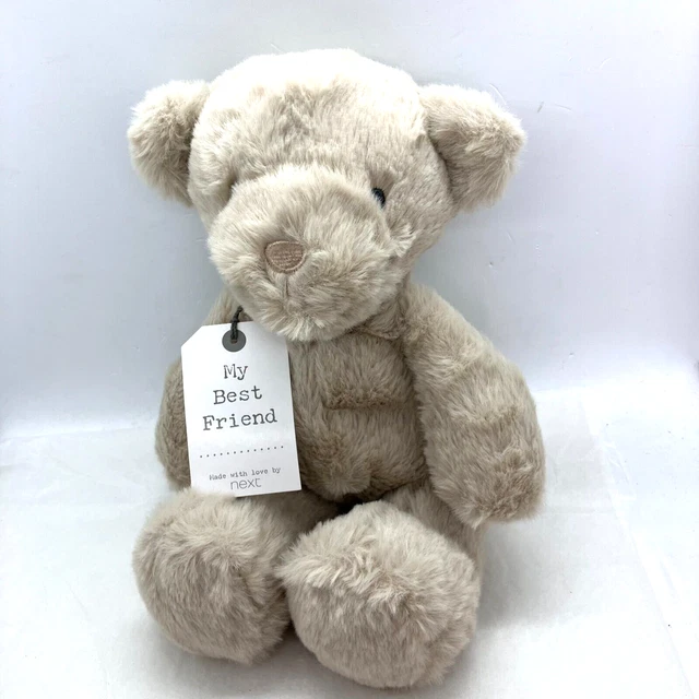 NEXT TEDDY BEAR Collectable 10" Plush soft toy Very soft with unused ...