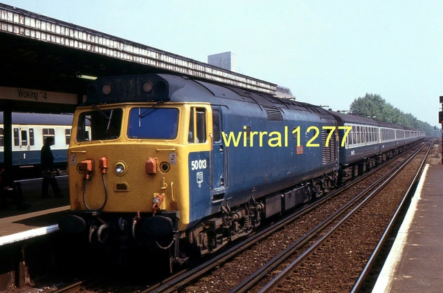 6X4 COLOUR RAILWAY photograph Class 50 50013 at Woking £1.00 - PicClick UK