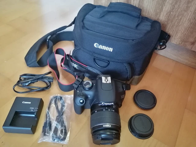 CANON EOS 1200D Camera Kit With 18-55mm Lens with Bag, almost unused. £ ...