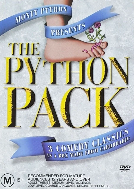 THE PYTHON PACK 3 Comedy Classics DVD 4 Disc Box Set R4 Monty Python ...