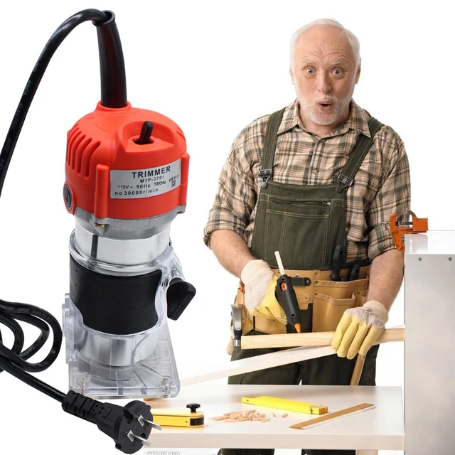 ELECTRIC HAND TRIMMER Palm Router Laminate Joiners Wood working Cuting ...