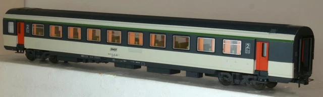 LIMA 309667K H0 scale model SNCF 2nd class Corail coach boxed (ref437 ...