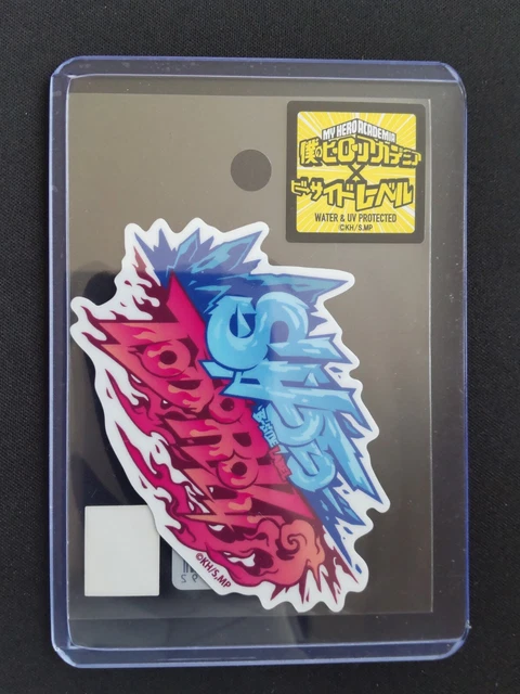 MY HERO ACADEMIA Todoroki Logo Vol. 1 B-SIDE LABEL Sticker UV & Water ...