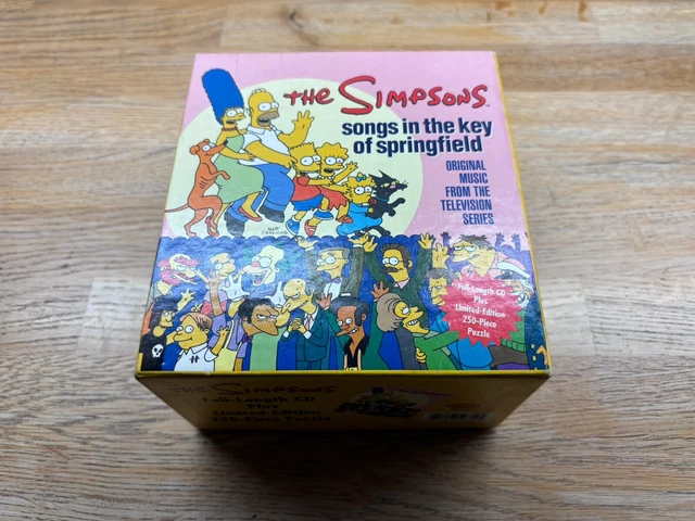 THE SIMPSONS SONGS in the Key of Springfield CD Limited Edition Jigsaw ...