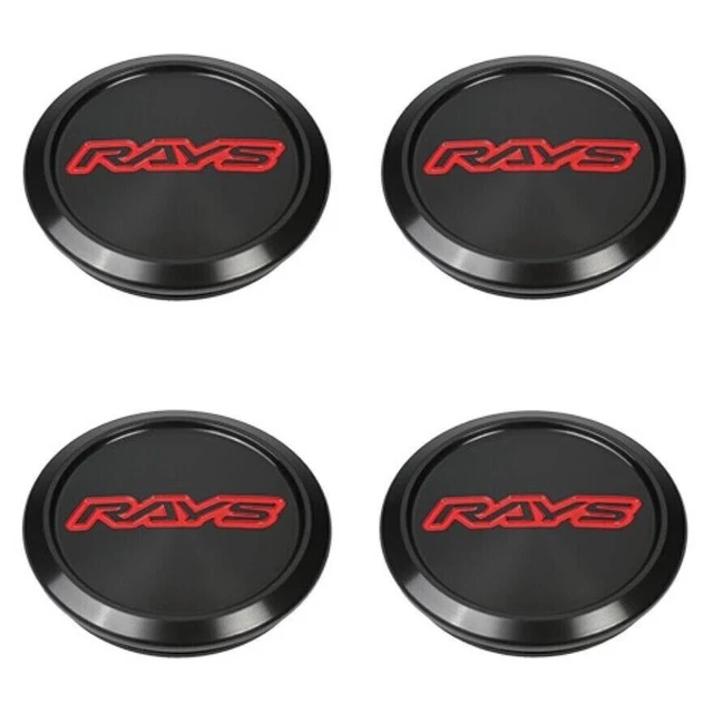 RAYS VOLK RACING Center Cap ZE40 TE37 Ultra Saga Sonic CE28 G25 BK/RD ...