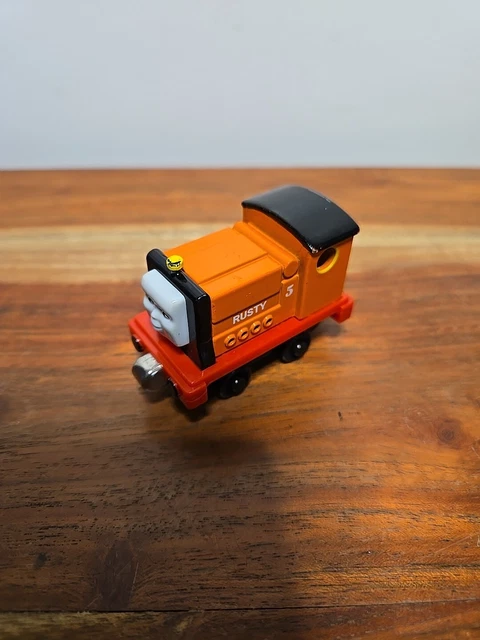THOMAS & FRIENDS RUSTY 5 Train Tank Engine Take n Play Along Diecast ...