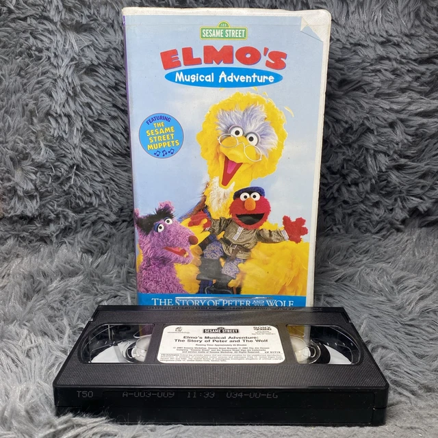 SESAME STREET ELMO'S Musical Adventure Peter and the Wolf VHS 2001 ...