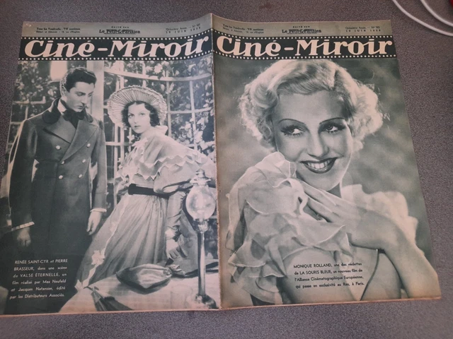 REVUE CINÉ-MIROIR. N° 585 de 1936 - Monique Rolland EUR 4,00 - PicClick FR