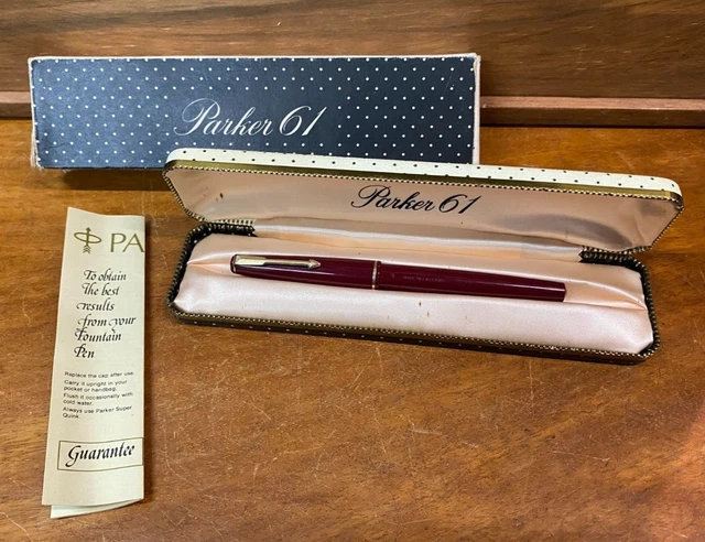 JOLI TRÈS RARE stylo plume vintage Parker 17 avec plume en or 14 carats ...