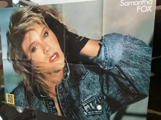 Poster Samantha Fox À VENDRE! - PicClick FR