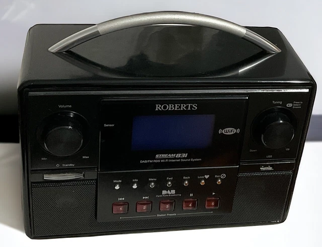 RADIO NEGRA ROBERTS Stream 83i DAB/DAB+/FM/WiFi EUR 49,01 - PicClick ES