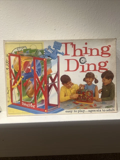 RARE VINTAGE 1960'S THING DING Robot Action Board Game $49.99 - PicClick