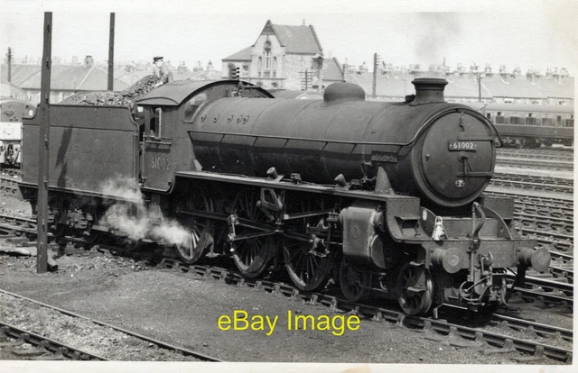 PHOTO 6X4 RAILWAY Steam Class B1 61002 York shed c1962 £2.50 - PicClick UK