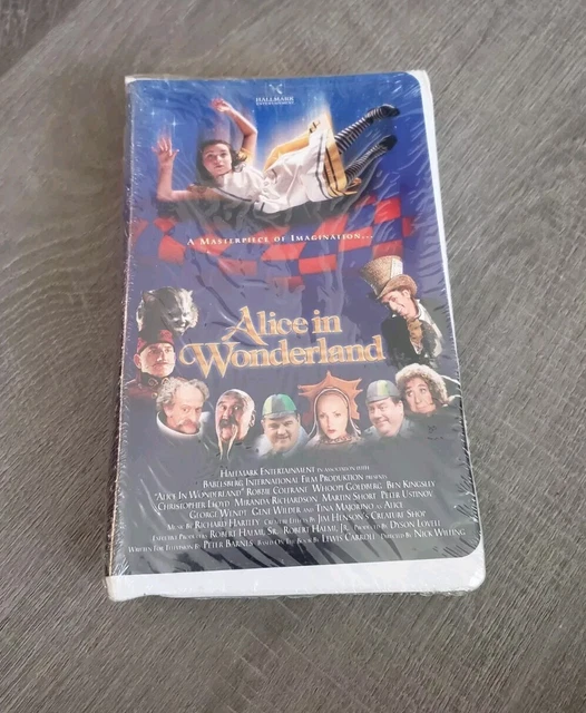 SEALED ALICE IN Wonderland Hallmark Movie VHS 1999 New Clamshell Case £ ...