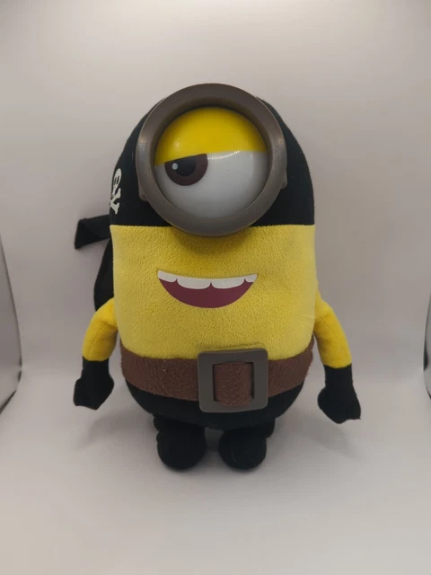 MINIONS DESPICABLE ME STUART PIRATE Large Soft Toy Plush Teddy 50cm £6. ...