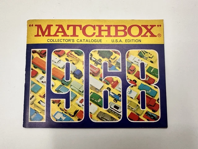 MATCHBOX LESNEY 1968 Collectors Catalog Catalogue USA Vintage Book ...
