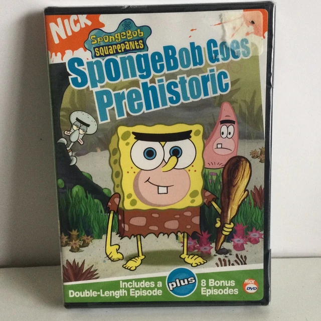 SPONGEBOB SQUAREPANTS SPONGEBOB Goes Prehistoric DVD 2004 Nick New Fast ...