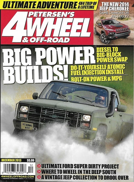 PETERSEN'S 4 WHEEL Magazine Big Power Builds Diesel Swap Atomic Fuel ...