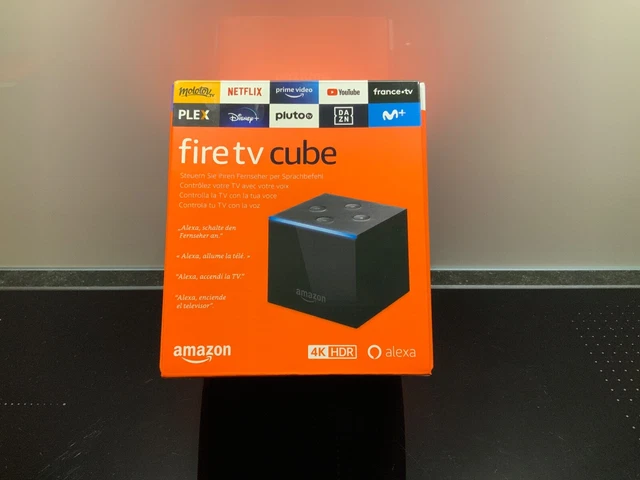AMAZON FIRE TV Cube 2. Gen. 4K Ultra HD Alexa-Sprachfernbedienung 3 ...
